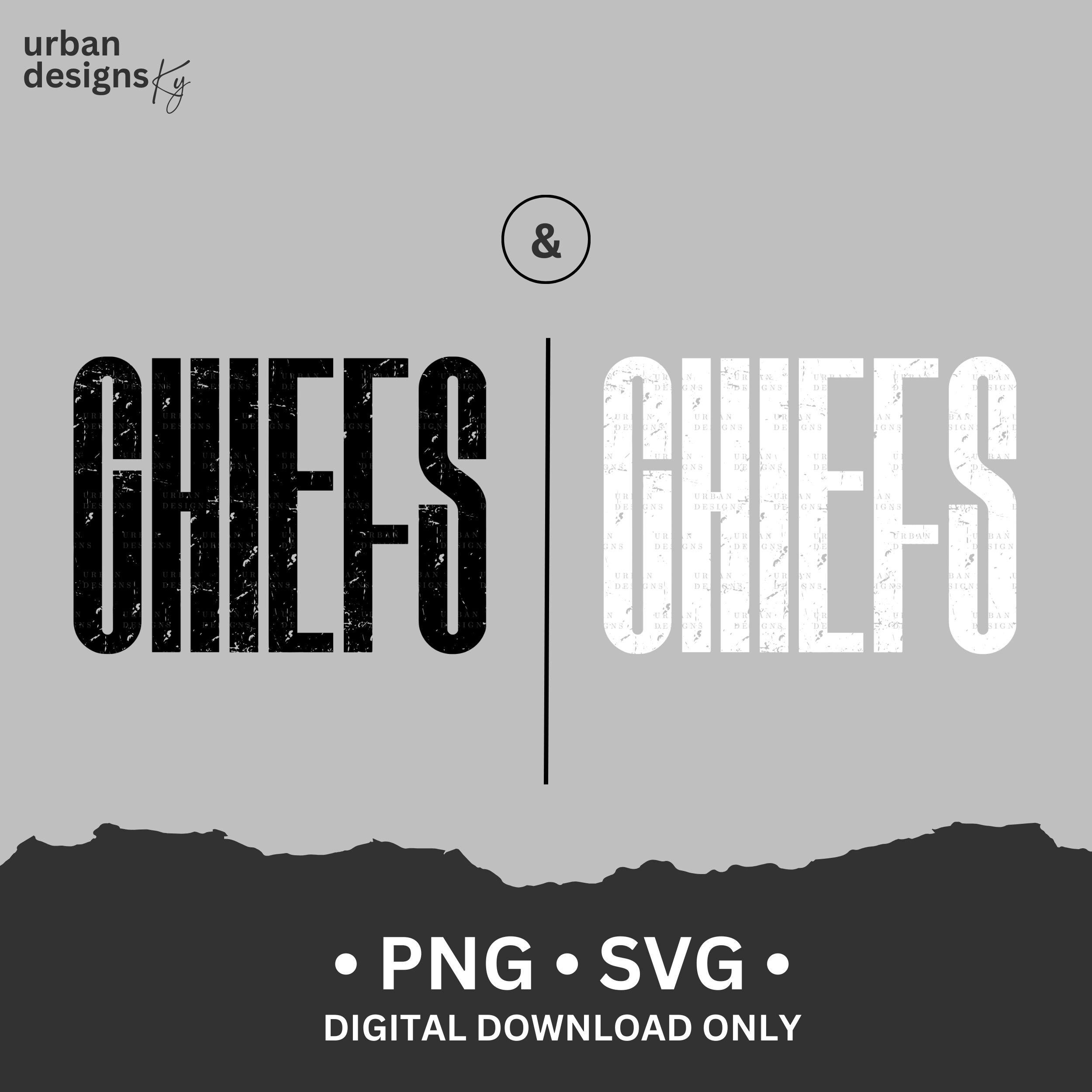 Chiefs Vintage Retro PNG SVG Bundle Distressed Chiefs Trendy DTF ...