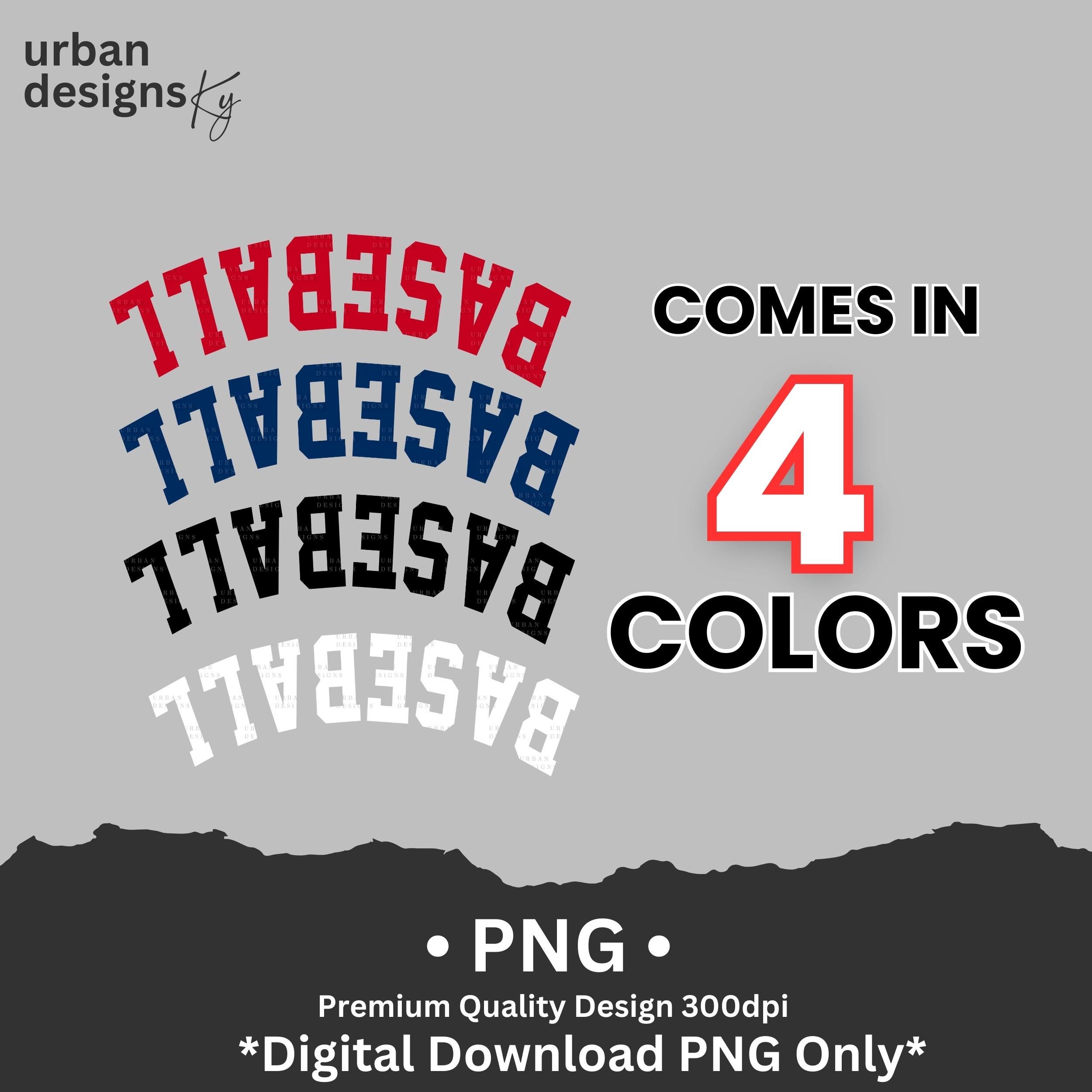 Upside Down Baseball PNG Upsidedown Backwards Baseball DTF Sublimation ...