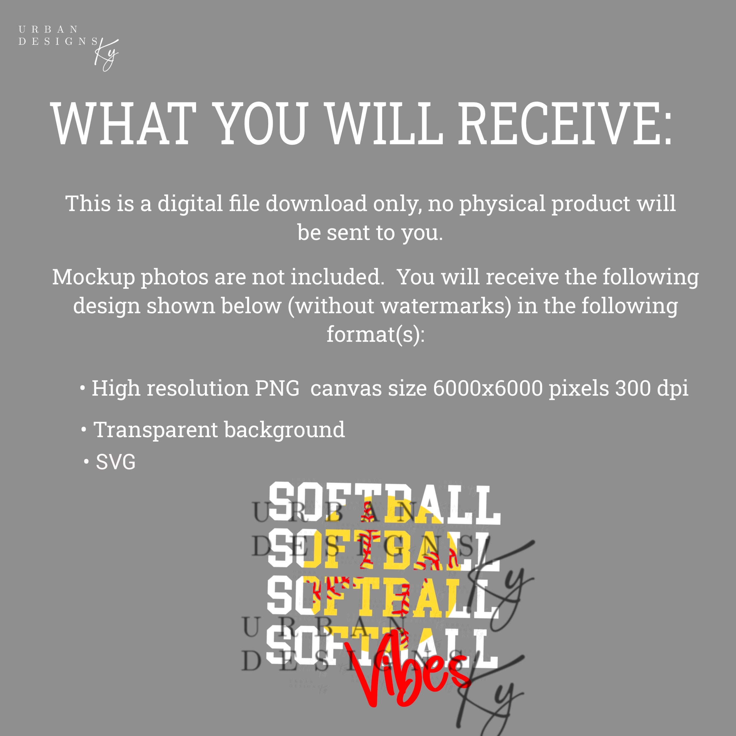 Softball Vibes SVG and PNG Bundle,high Resolution Png, Softball DTF and ...