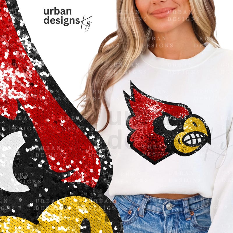 Sequined Cardinal - Etsy