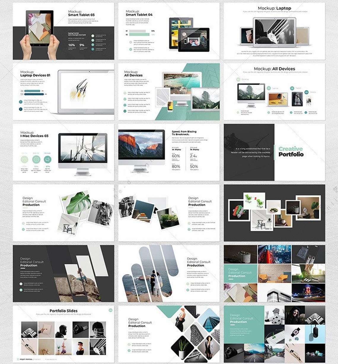 455 Unique Project Proposal Presentation Templates 60 Color - Etsy