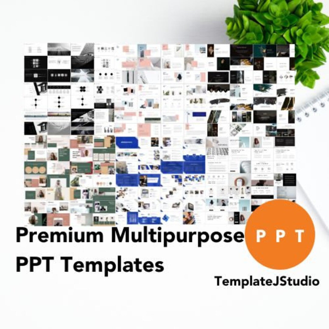 20 Decks of Unique Slides of Different Color Themes Multipurpose ...