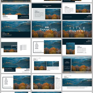 25 Decks of Unique Slides of Different Color Themes Multipurpose ...