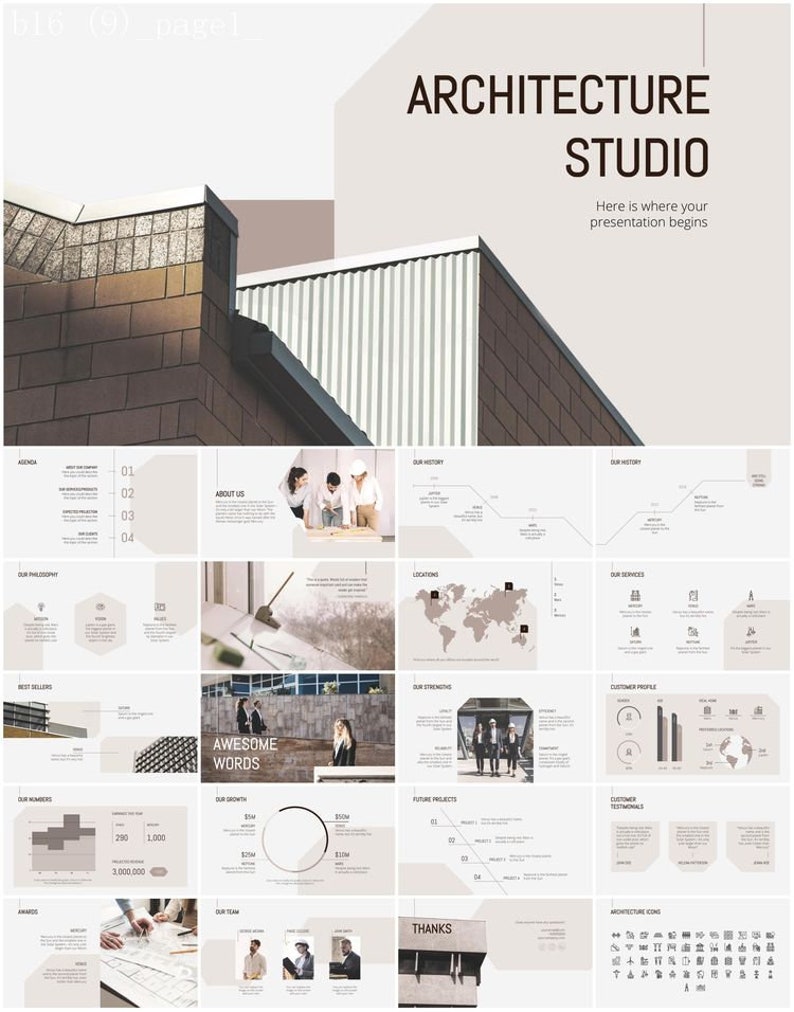 50 Sets of Landscape Architecture Powerpoint Slides, Graphical Plan ...