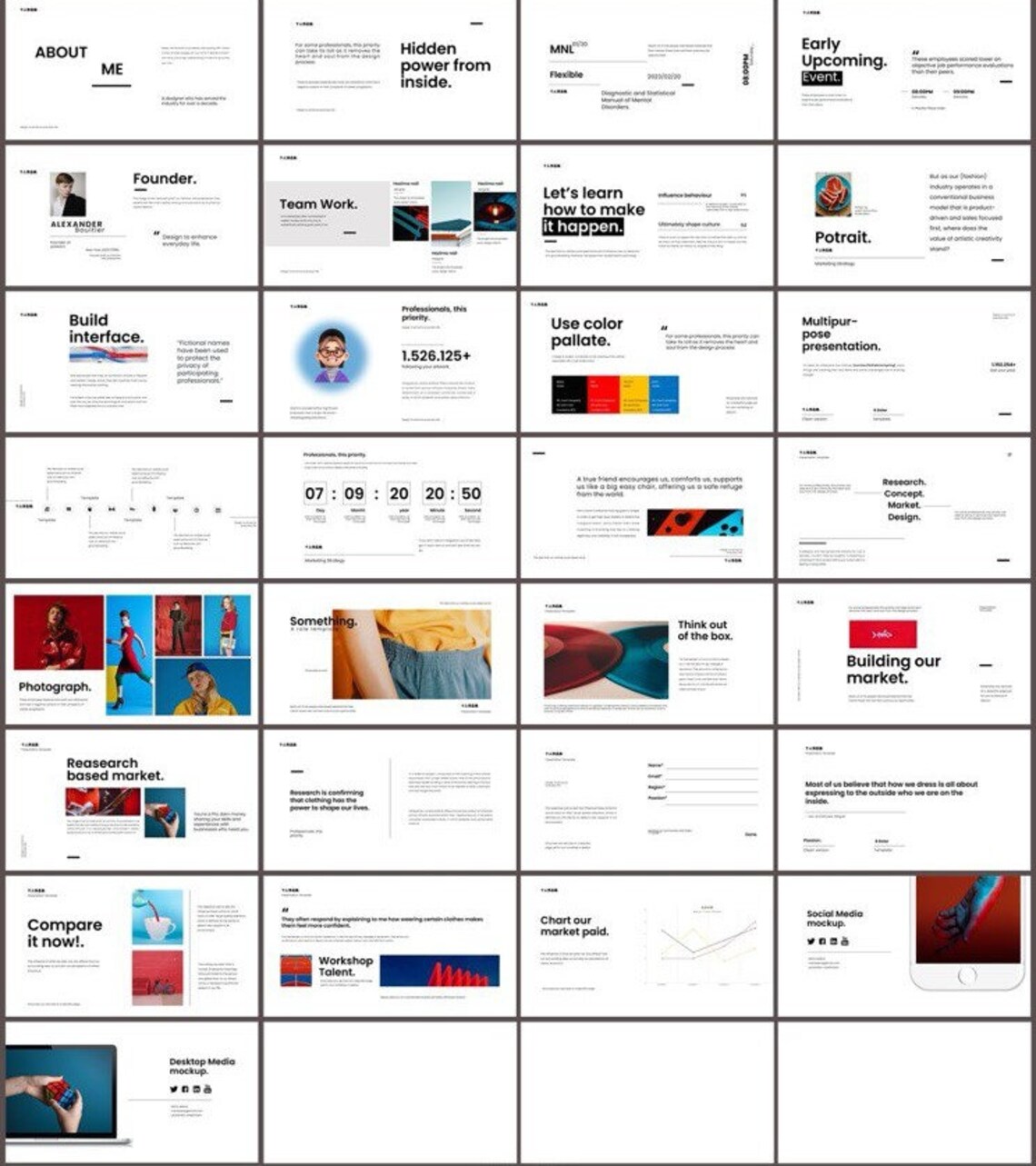 Professional Portfolio for Interview, Introduction , Personal ...