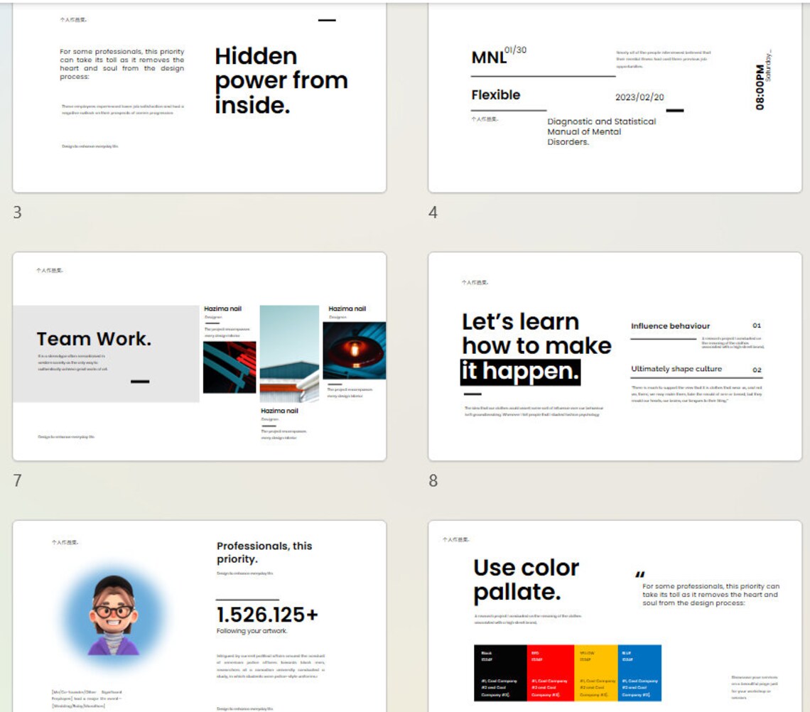 Professional Portfolio for Interview, Introduction , Personal ...