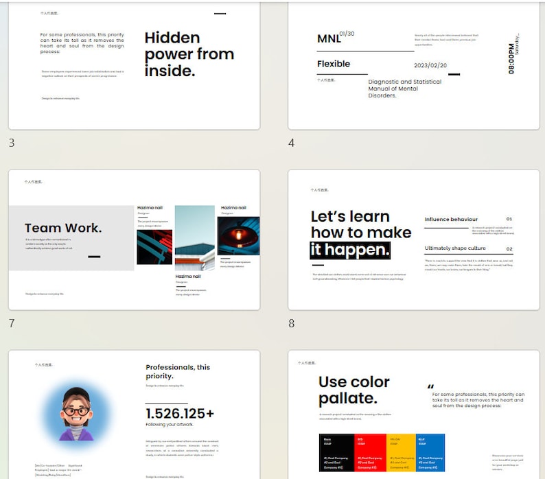 Professional Portfolio for Interview, Introduction , Personal ...