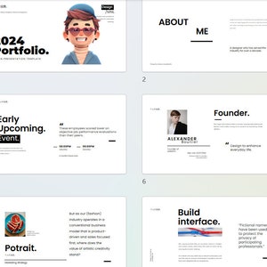 Professional Portfolio for Interview, Introduction , Personal ...