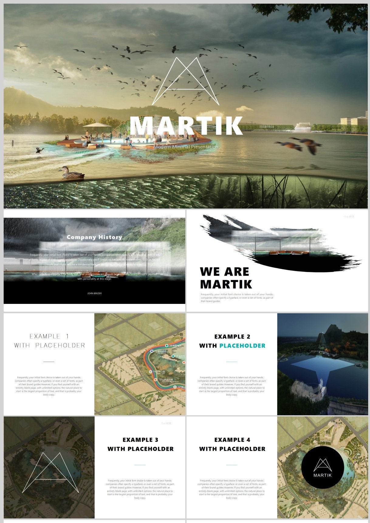 50 Sets of Landscape Architecture Powerpoint Slides, Graphical Plan ...