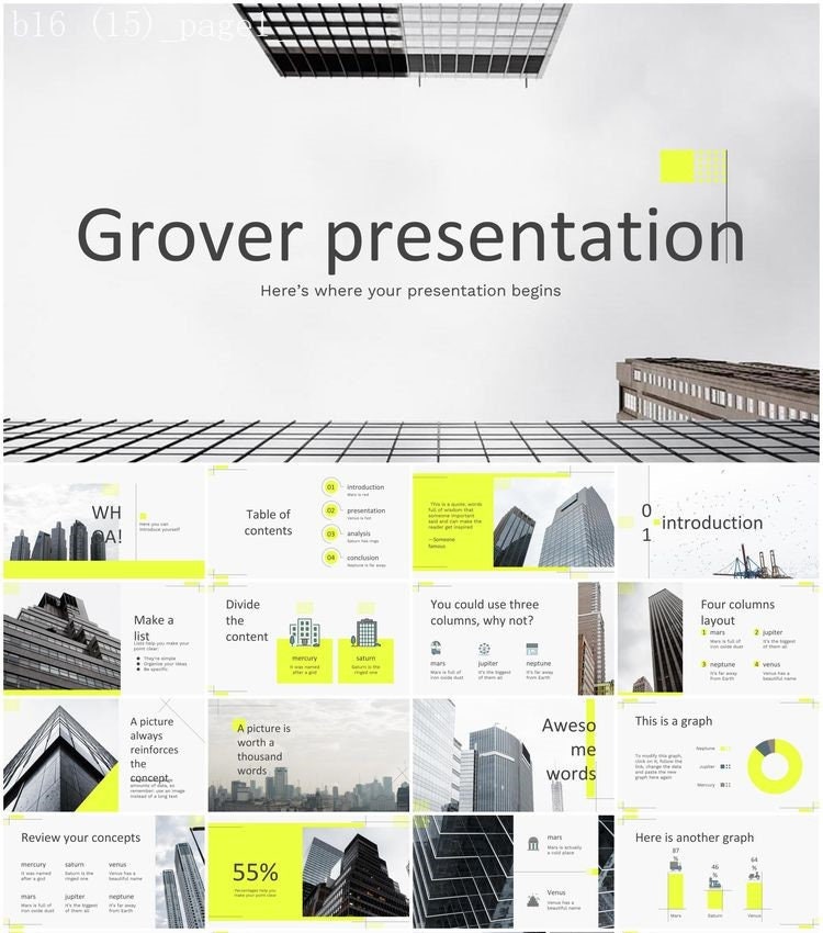 50 Sets of Landscape Architecture Powerpoint Slides, Graphical Plan ...