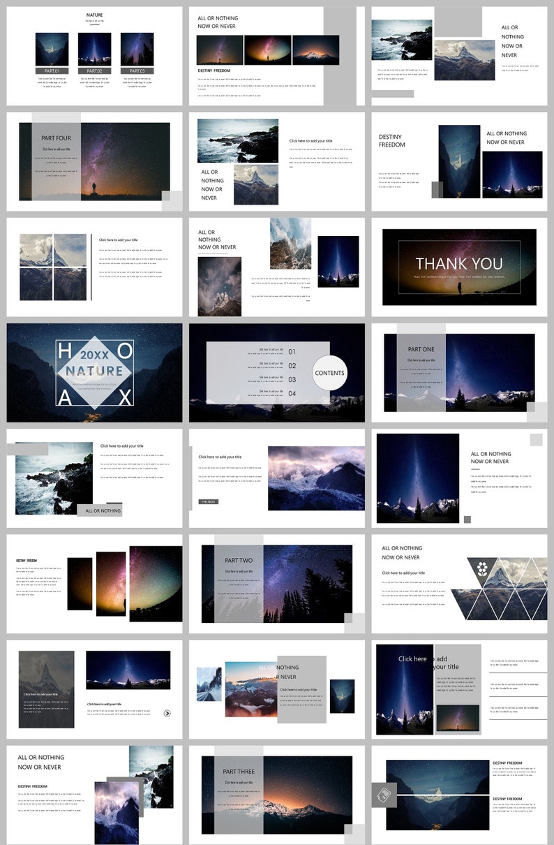 25 Decks of Unique Slides of Different Color Themes Multipurpose ...