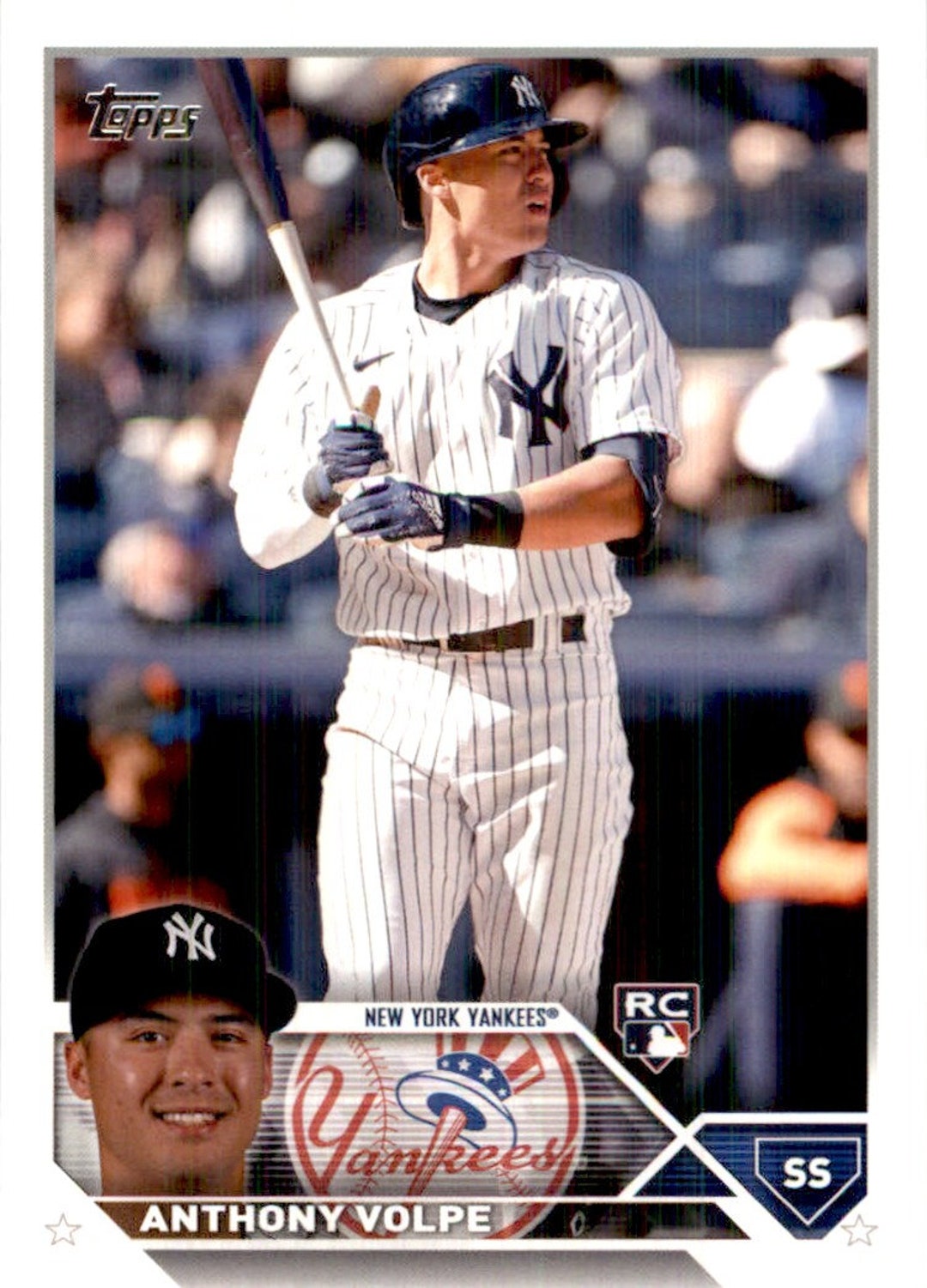 2023 Topps Factory Set Rookie Image Variation RC Anthony Volpe 460 - Etsy