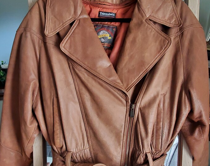 Adventure Bound Vintage Leather Jacket by Wilsons - Etsy