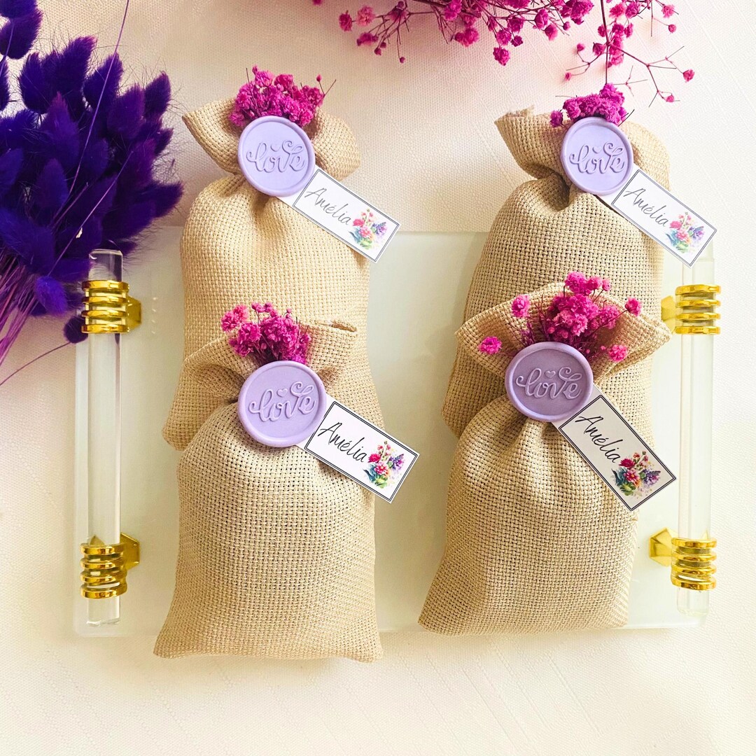 Personalized Wedding Favors, Henna Night Lavender Sachets Pouch for ...