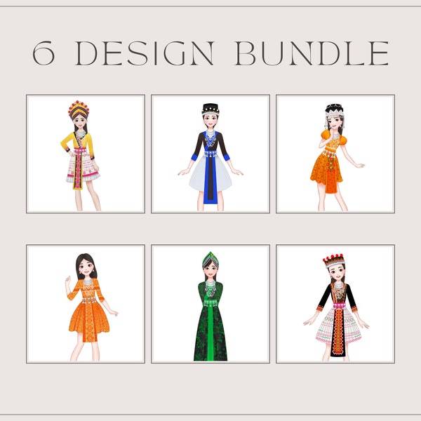 Hmong Girl Svg - Etsy