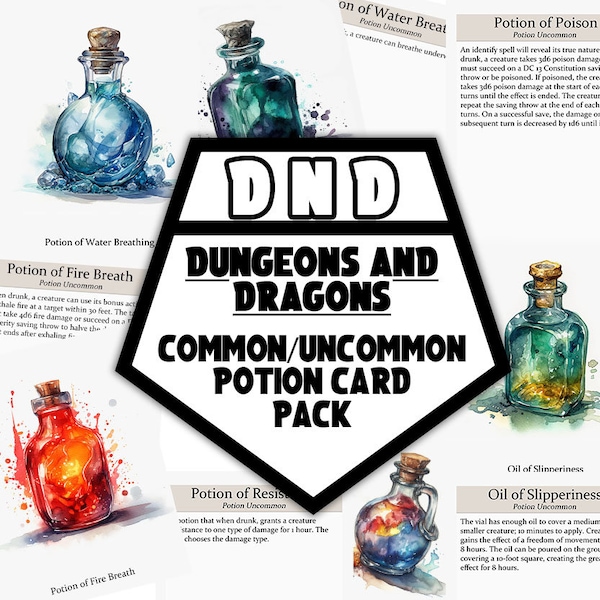 Dnd Potion Labels - Etsy