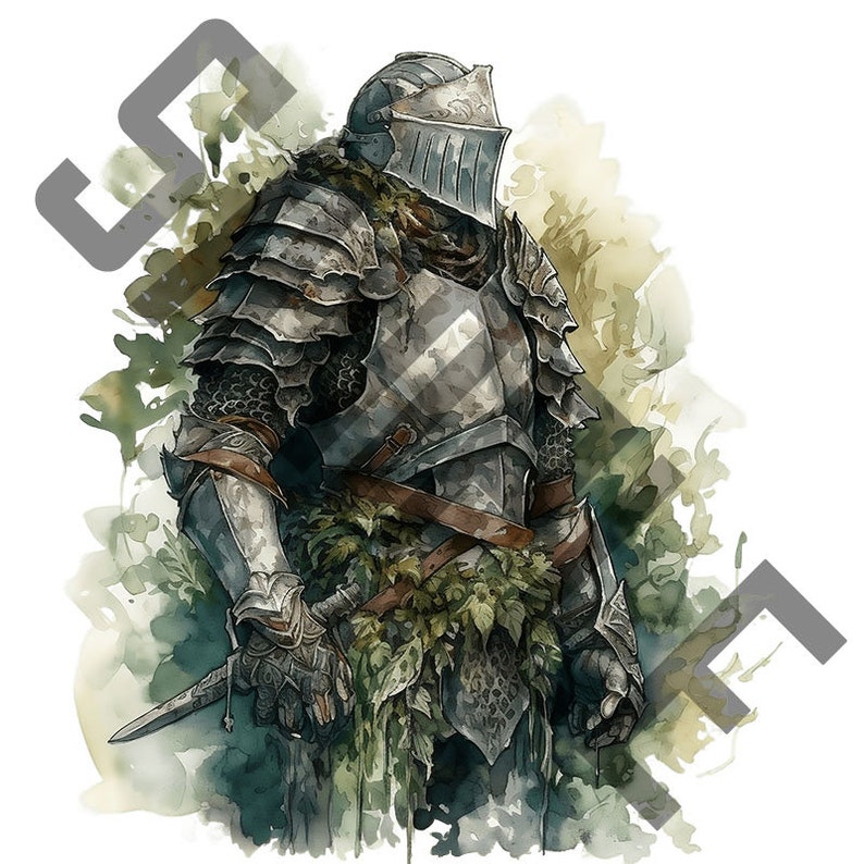 7 Overgrown Armor Clipart Pack PNG Fantasy/medieval - Etsy Australia