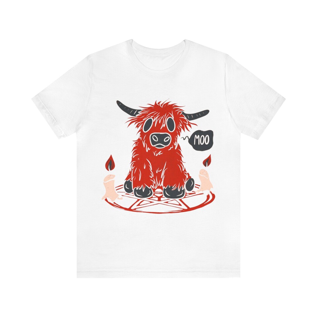Cow Summoning Cute Gothic Tshirt - Etsy
