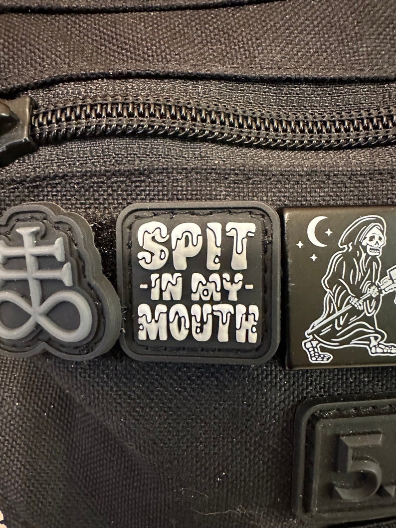 Ranger Eye 'spit in My Mouth' EDC Hook & Loop PVC Patch - Etsy