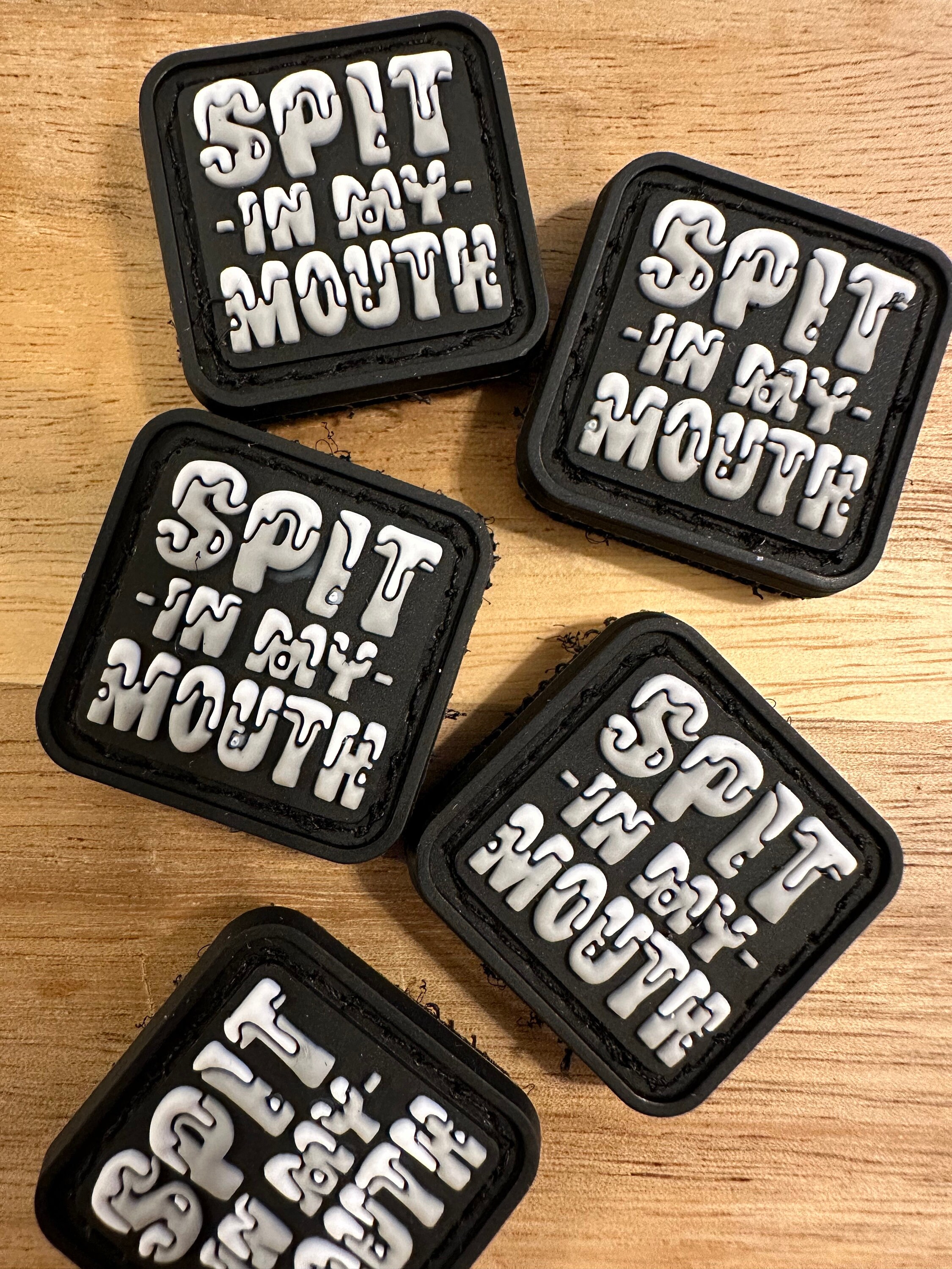 Ranger Eye 'spit in My Mouth' EDC Hook & Loop PVC Patch - Etsy