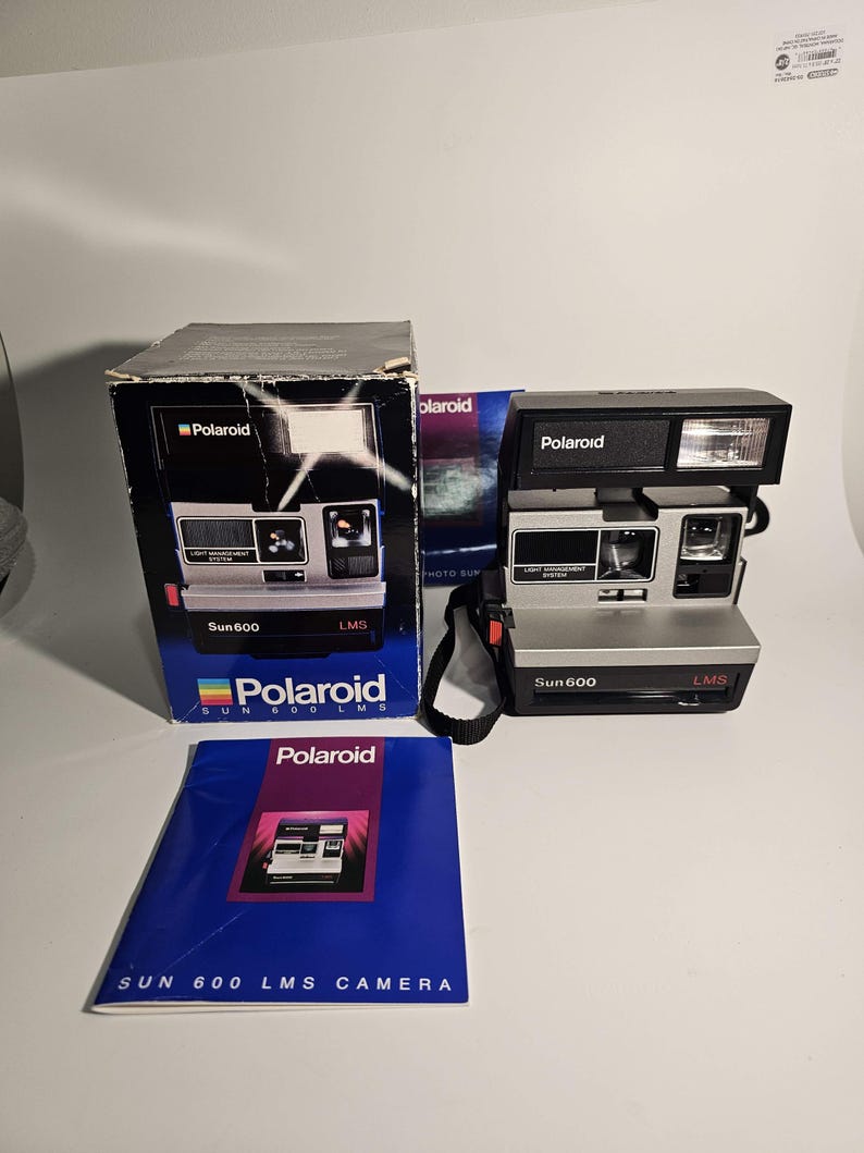 Polaroid Sun 600 LMS With Box and User Manual - Etsy
