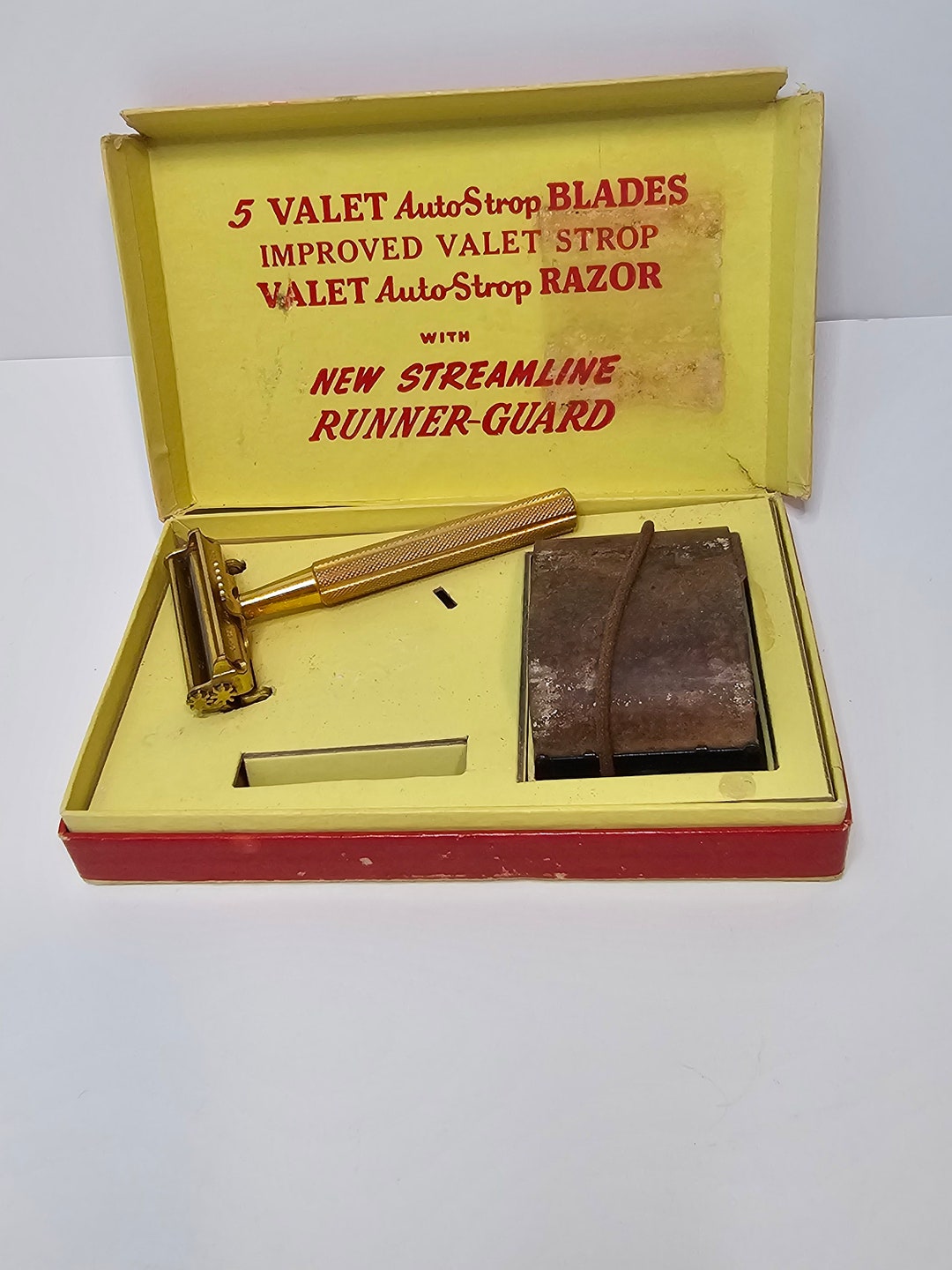 Vintage Valet Auto Strop Razor Gillette Safety Razor Gold Tone - Etsy