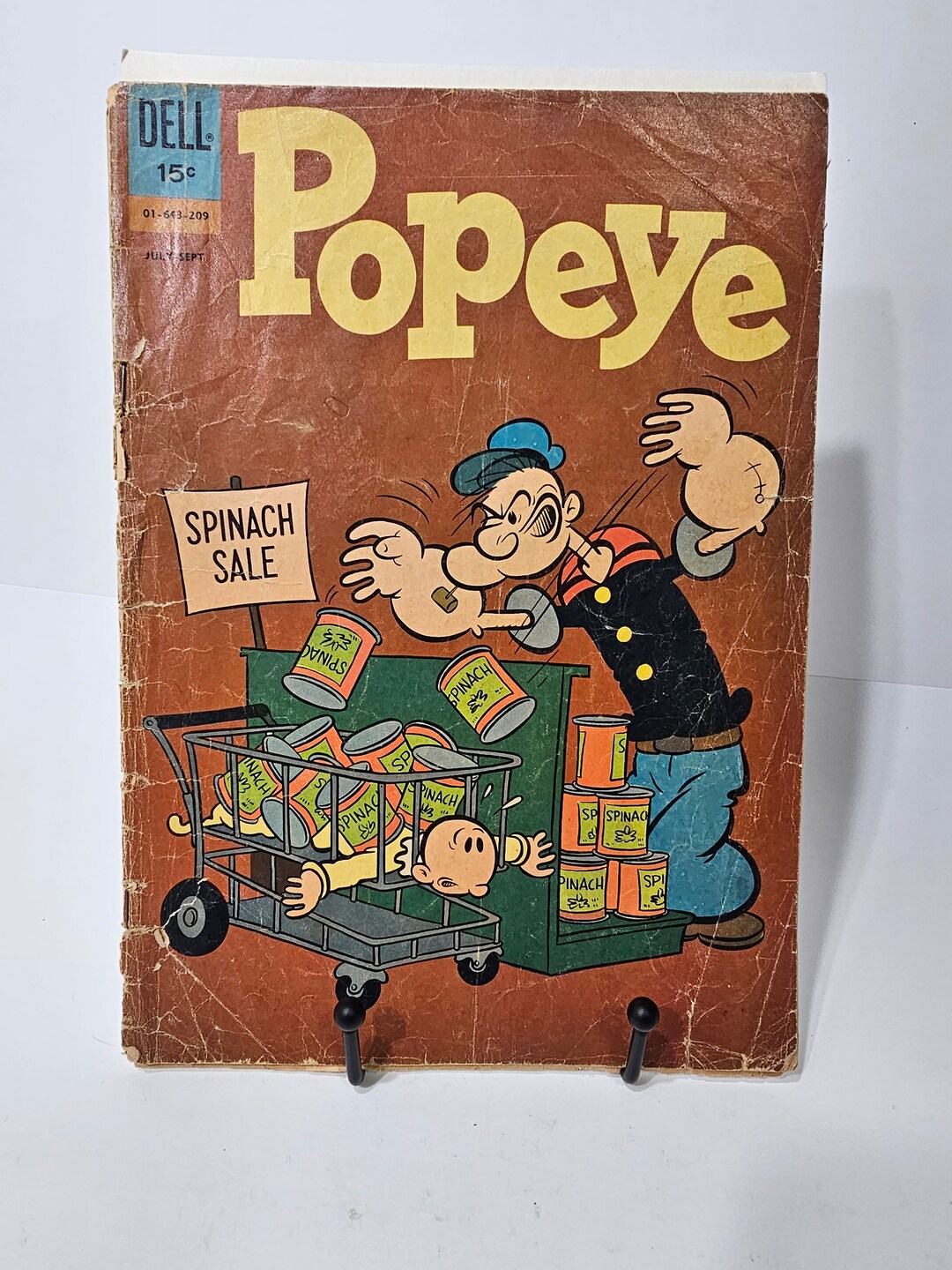 Vintage Popeye Comic Book July-september 1962 - Etsy
