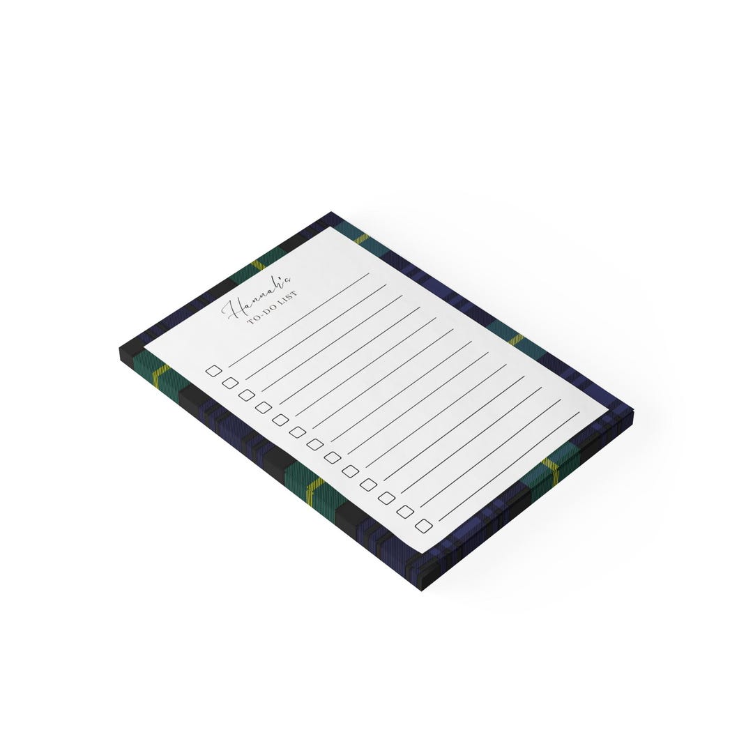Custom Post-it® 4x6 To-do List Personalized Sticky Notes Custom Note ...