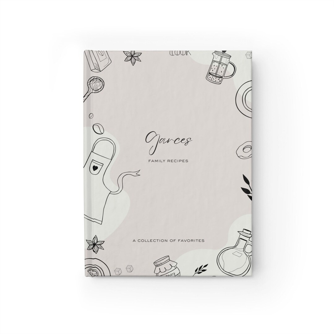 Custom Recipe Journal Personalized Recipe Notebook Heirloom Family ...