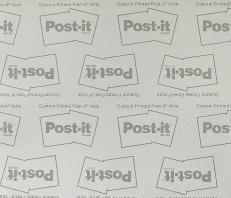 Custom Post-it® Weekly Planner Elegant Personalized Sticky Notes 10x6 ...