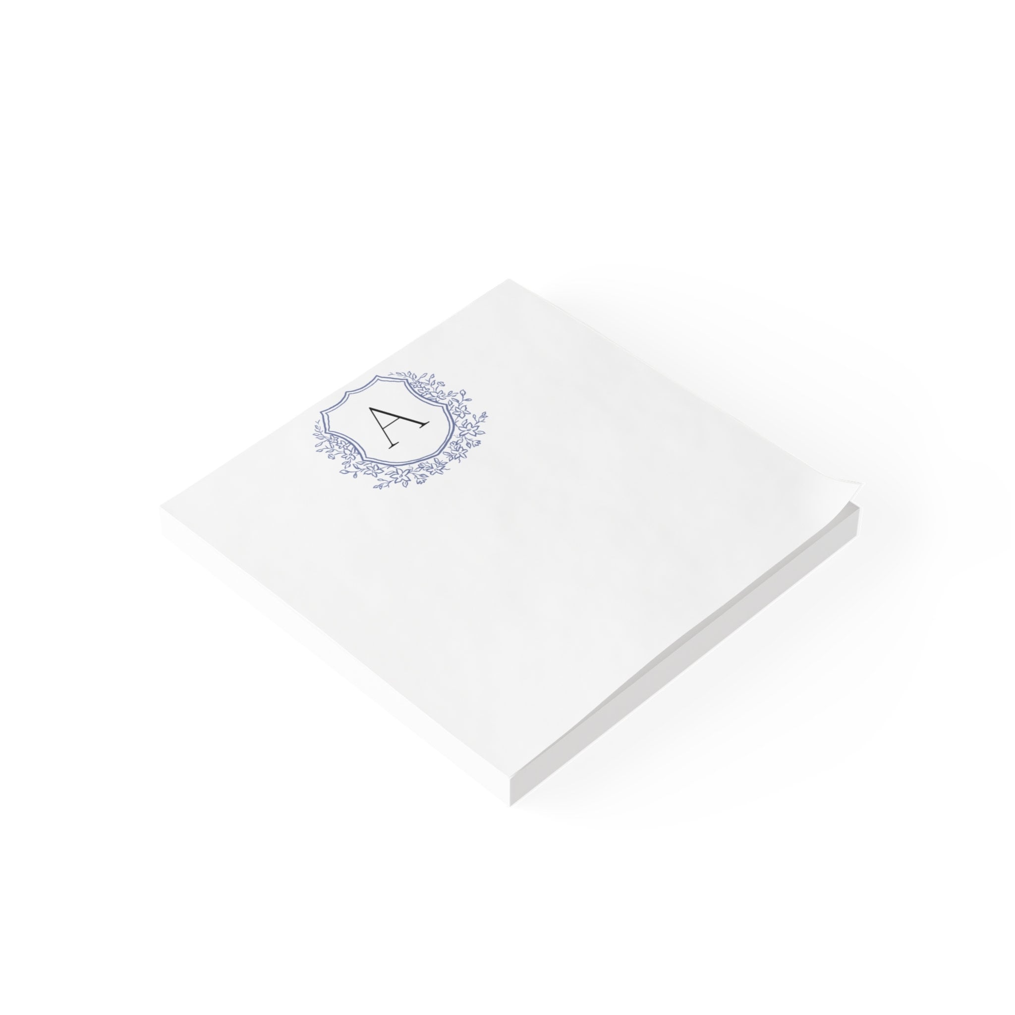 Custom Elegant Post-it® 3x3 Personalized Sticky Notes Modern Floral ...