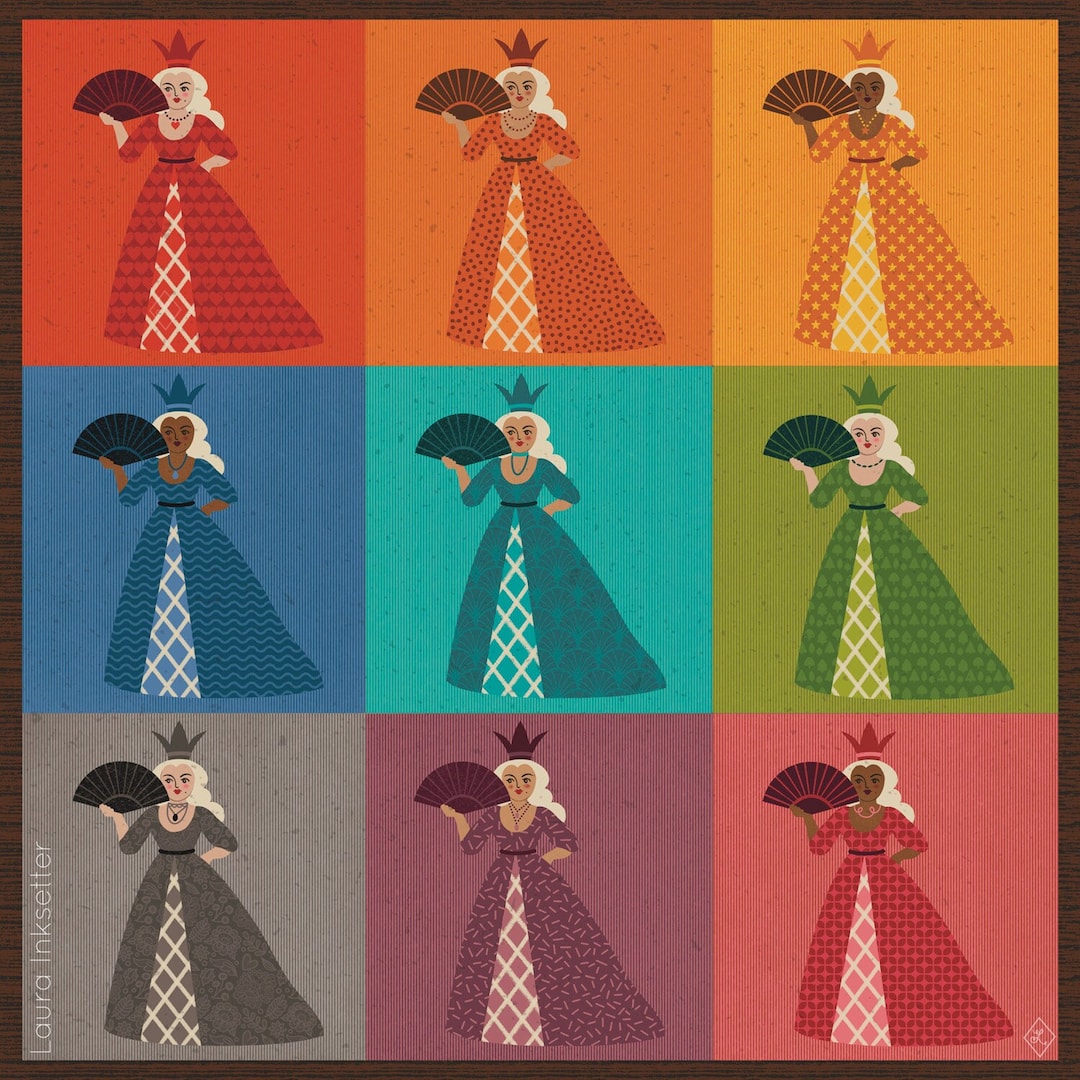 9 Ladies Dancing 12 Days of Christmas Fine Art Print 8 X - Etsy