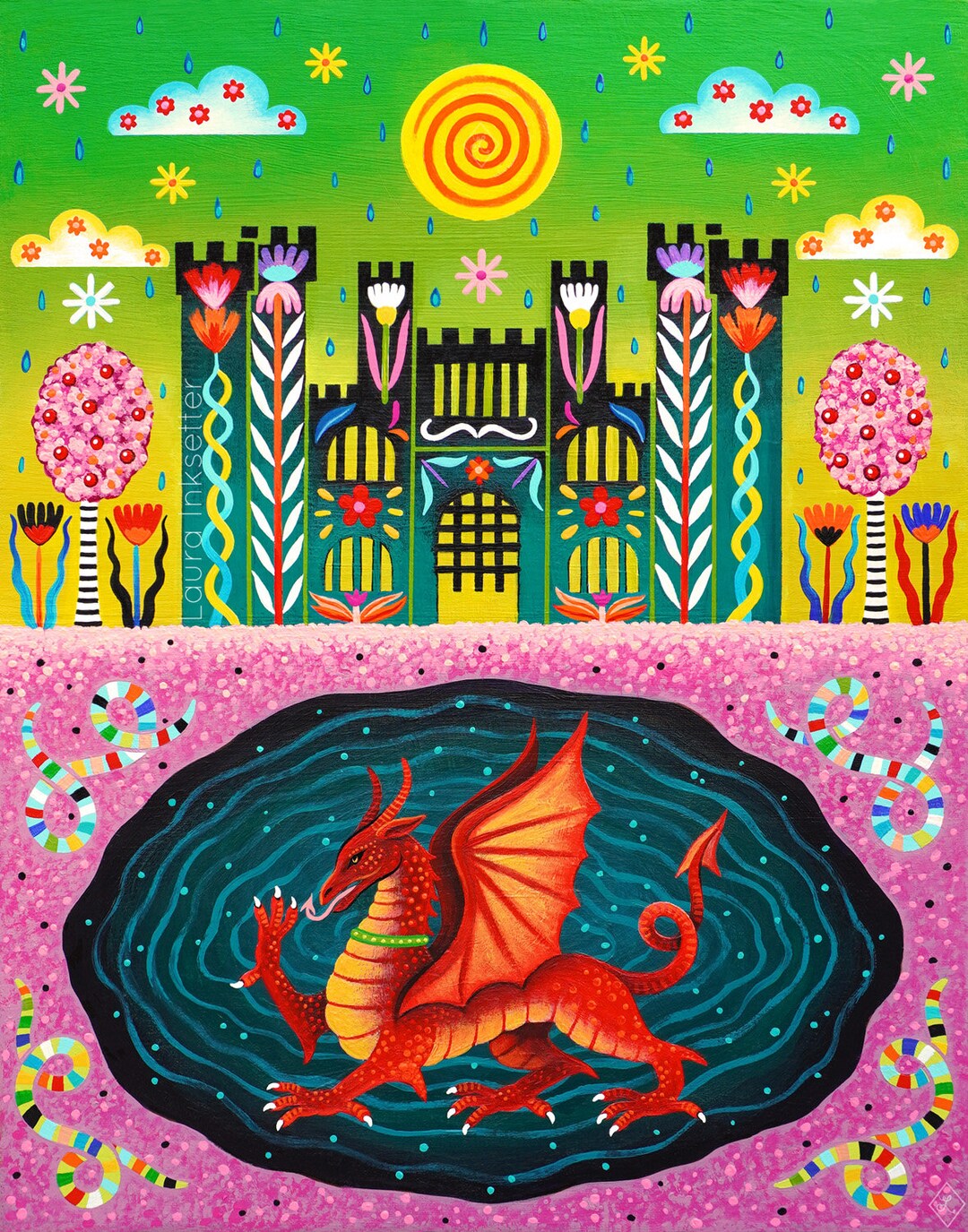 Red Dragon | Fine Art Print | 8 X 10 or 11 X 14 - Etsy