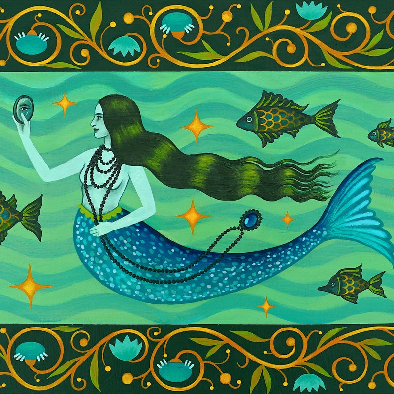 Medieval Mermaid - Etsy