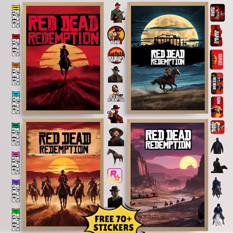 Red Dead Redemption 2 Poster - Etsy