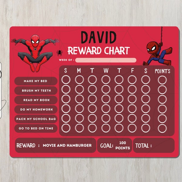 Kids Daily Checklist - Etsy