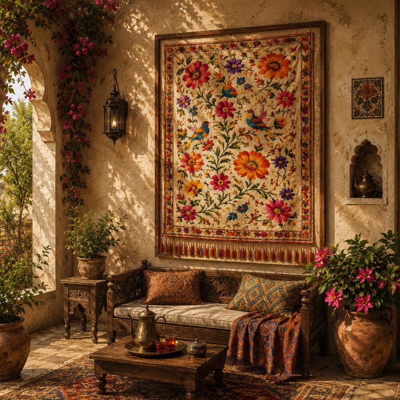 Punjab Spice Store Art Prints: Jutti Shop, Hand-painted Pakistani ...
