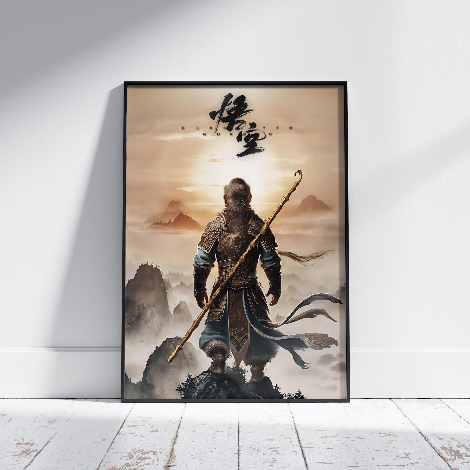 Digital Black Myth Wukong Poster/stickers, Monkey King Gift, Sun Wukong ...