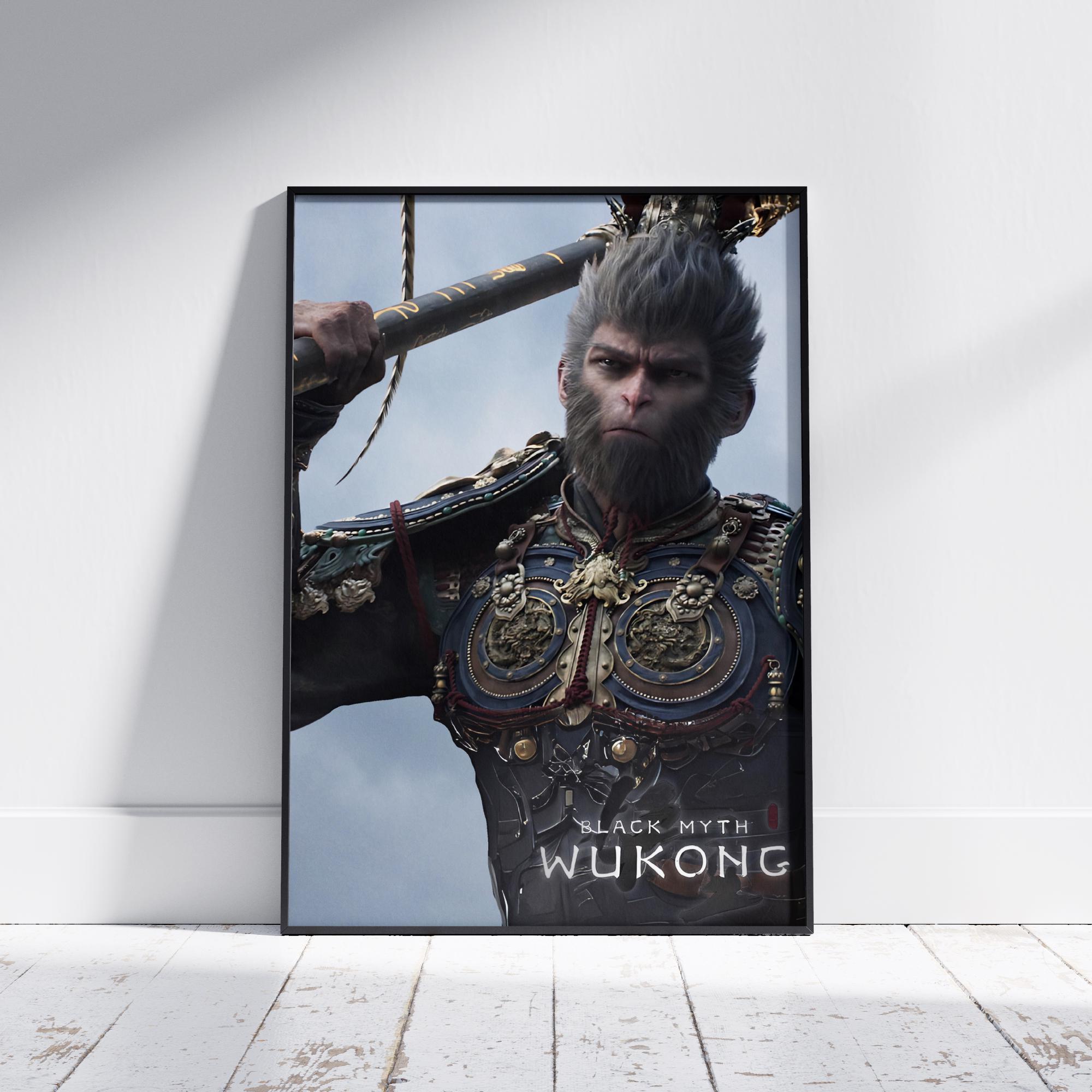 Digital Black Myth Wukong Poster/stickers, Monkey King Gift, Sun Wukong ...