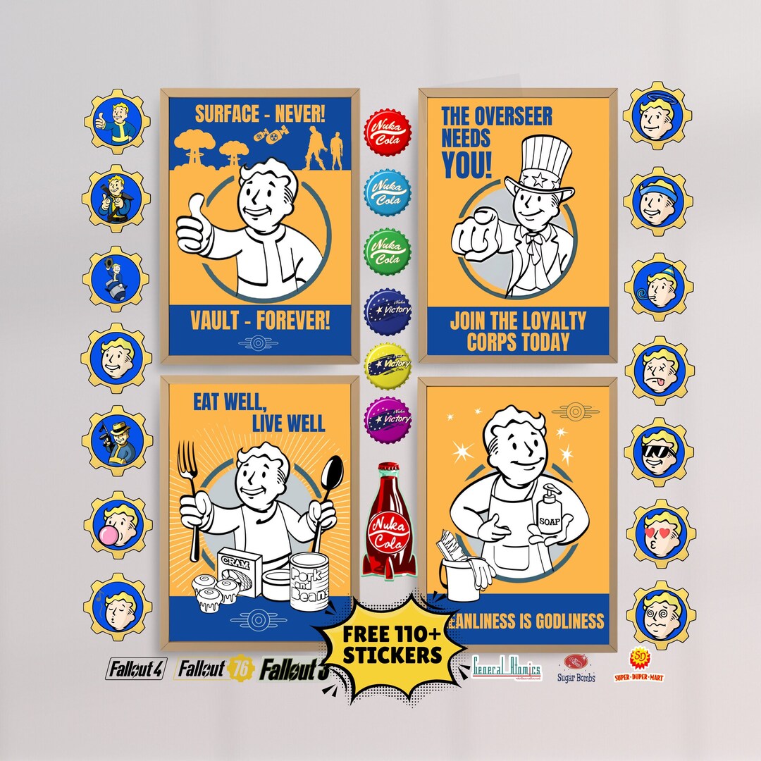 Gaming Poster Set Printable Game Room Decoration Boy Wall Art Decor ...