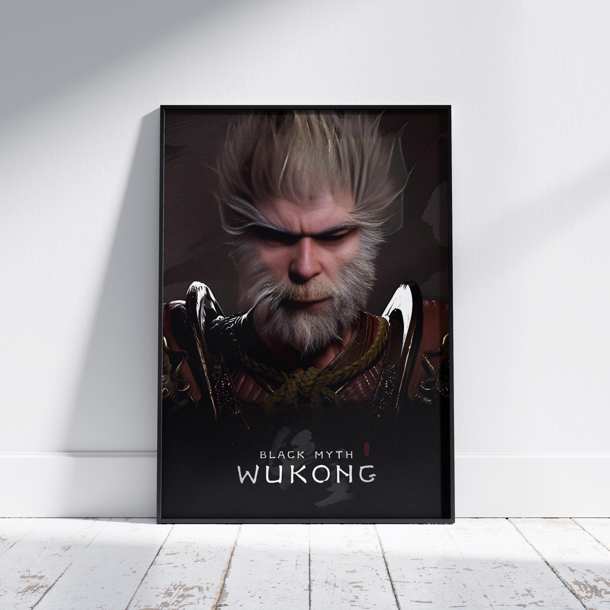 Digital Black Myth Wukong Poster/stickers, Monkey King Gift, Sun Wukong ...