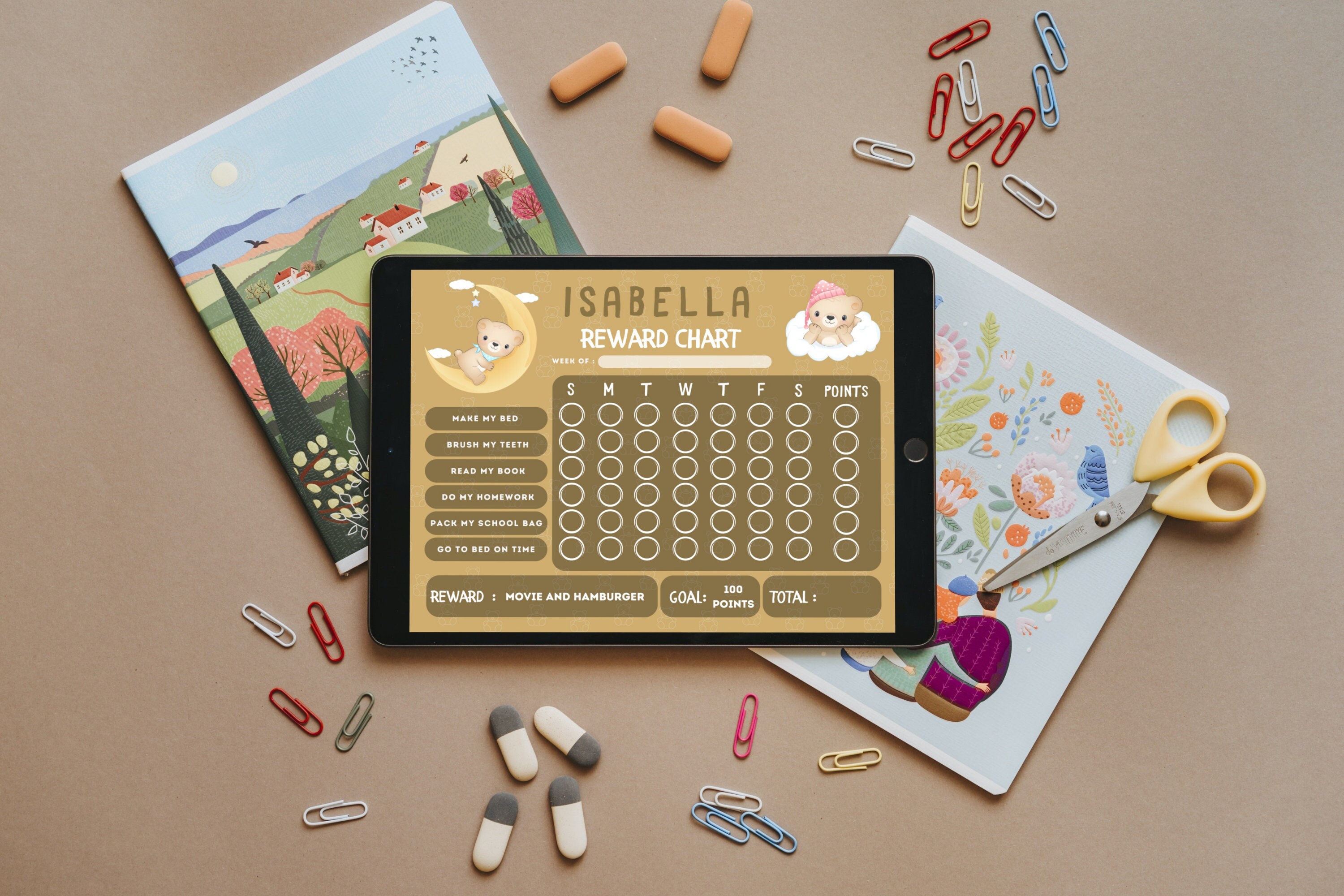 Kids Reward Chart Printable Chore Chart Kids Planner - Etsy Canada