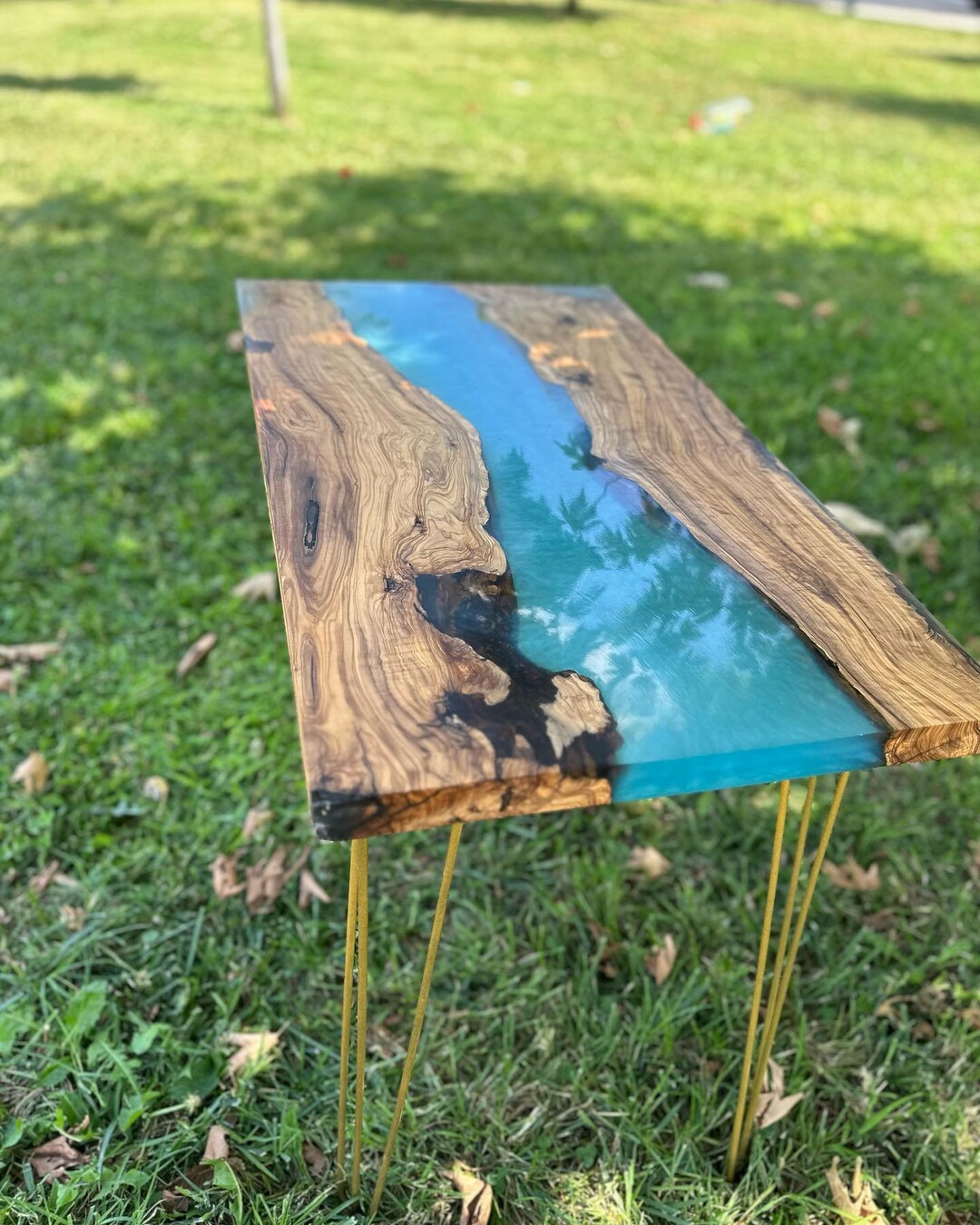 Custom Epoxy Coffee Table Special Edge Epoxy Table %100 - Etsy