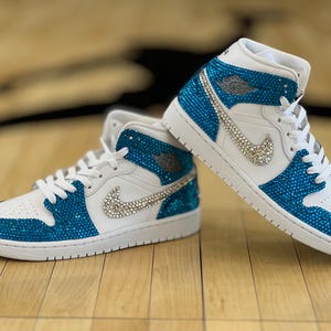 Premier Bling Jordan 1 Mid - Etsy