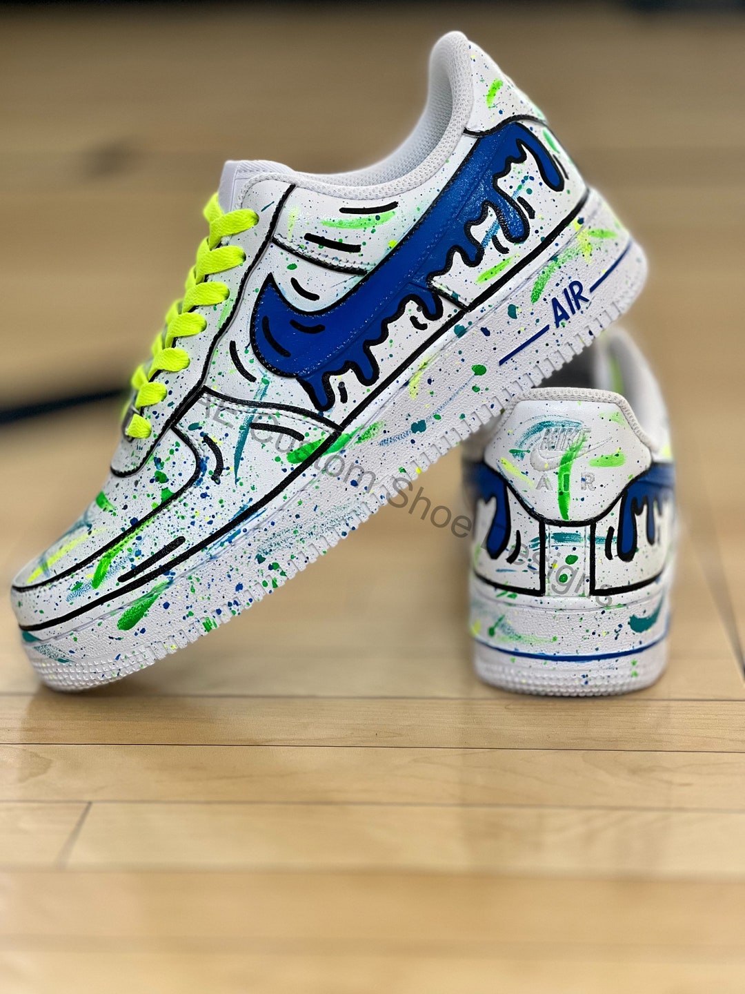 Splatter/drip Style AF1 All Sizes - Etsy