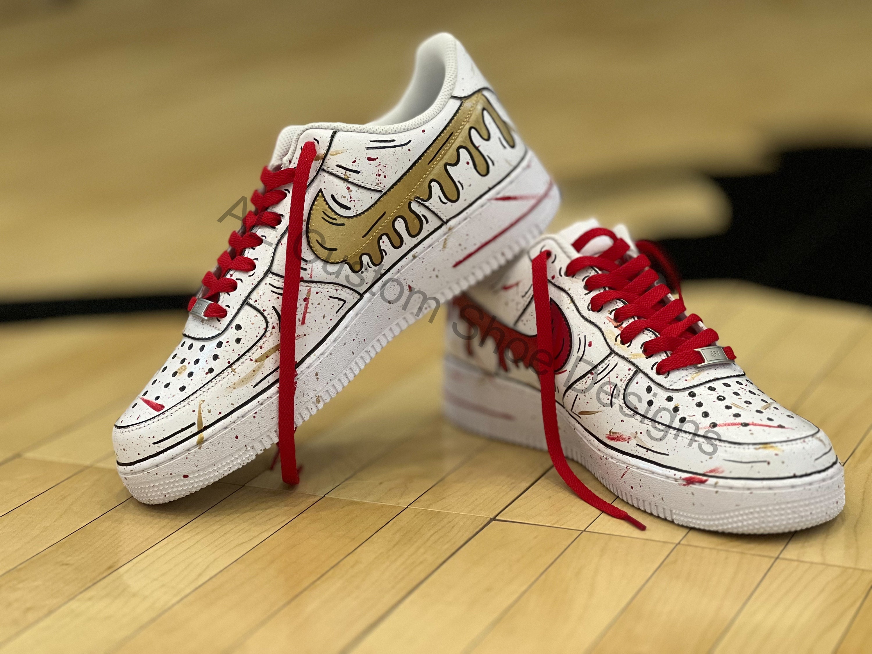 Splatter/drip Style AF1 All Sizes - Etsy
