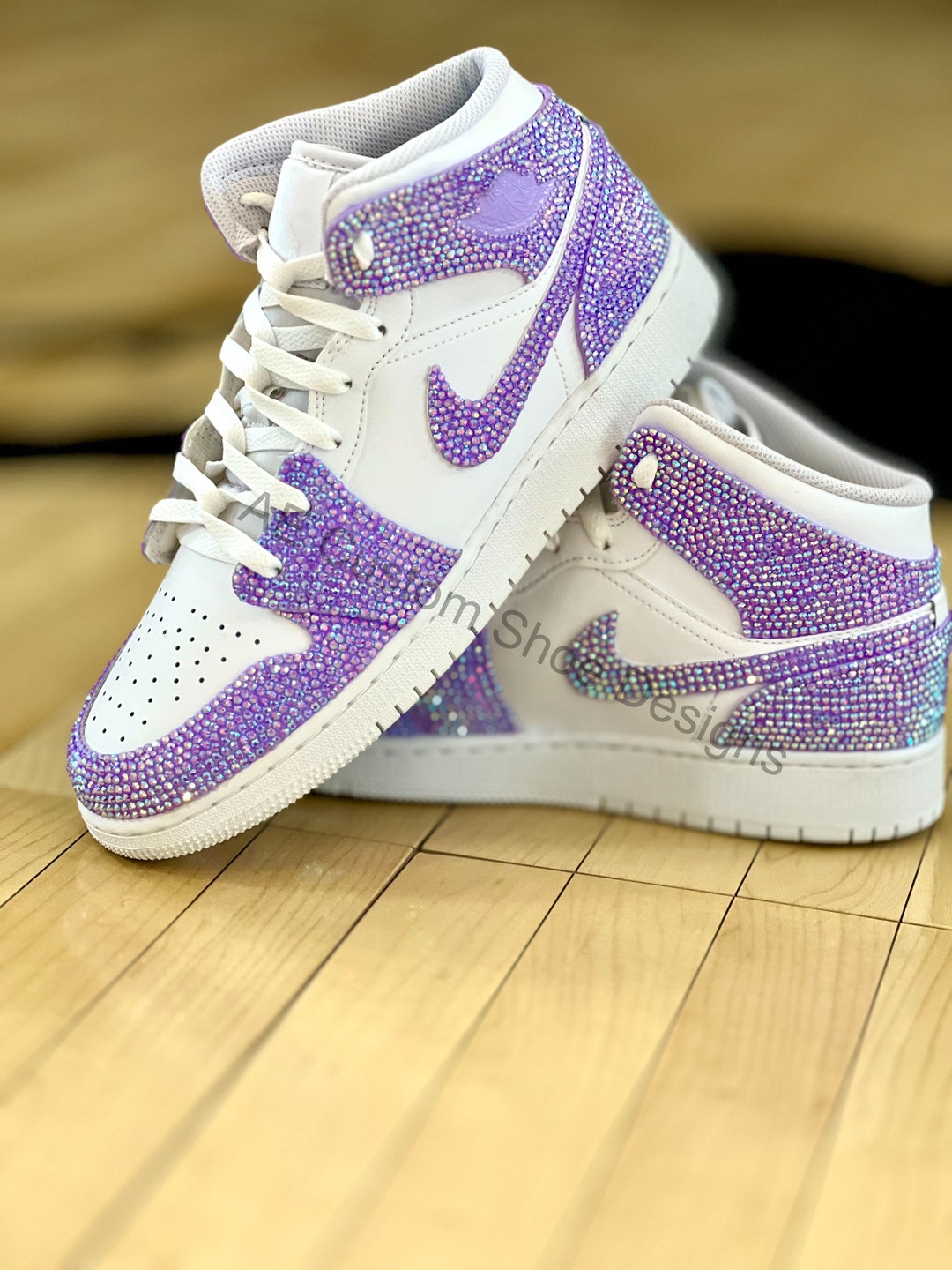 Premier Bling Jordan 1 Mid - Etsy