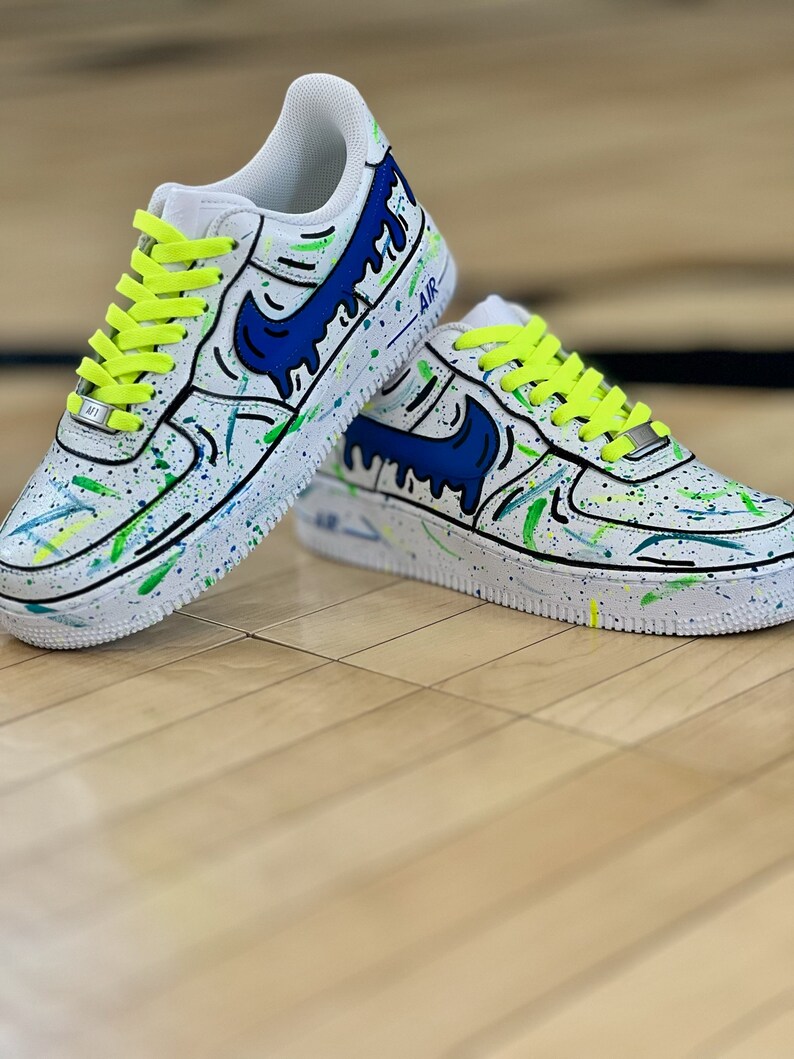 Splatter/drip Style AF1 All Sizes - Etsy