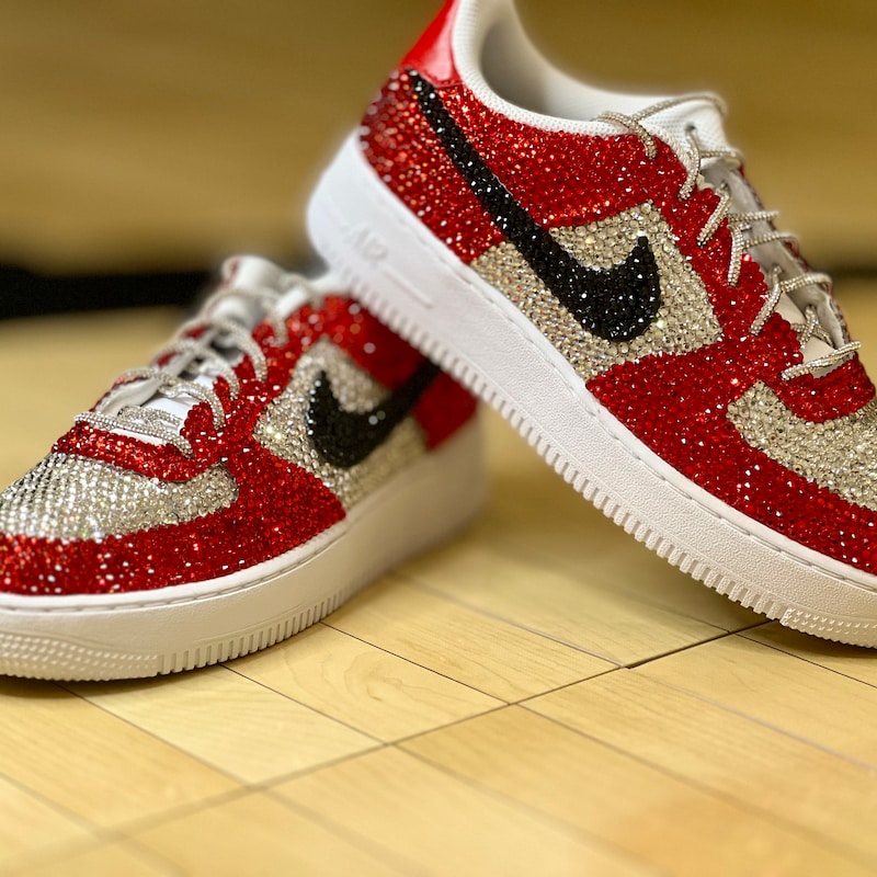 Bling Air Force Ones - Etsy
