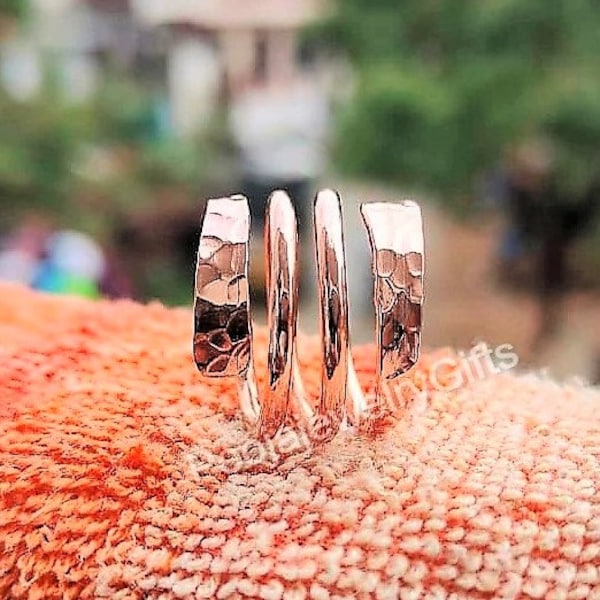 Hammered Copper Ring - Etsy